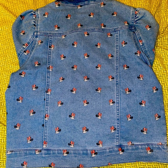 Disney | Jackets & Coats | Minnie Mouse Denim Jacket | Poshmark